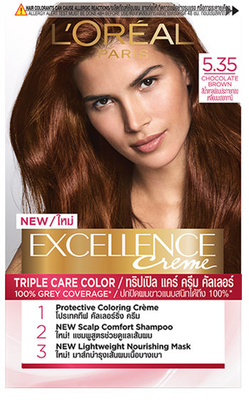 Excellence Crème Hair Color 5.35 Chocolate Brown