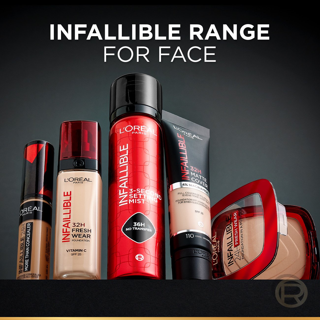 Infallible 3-Second Setting Mist Spray Face Makeup 3-Second Setting ...