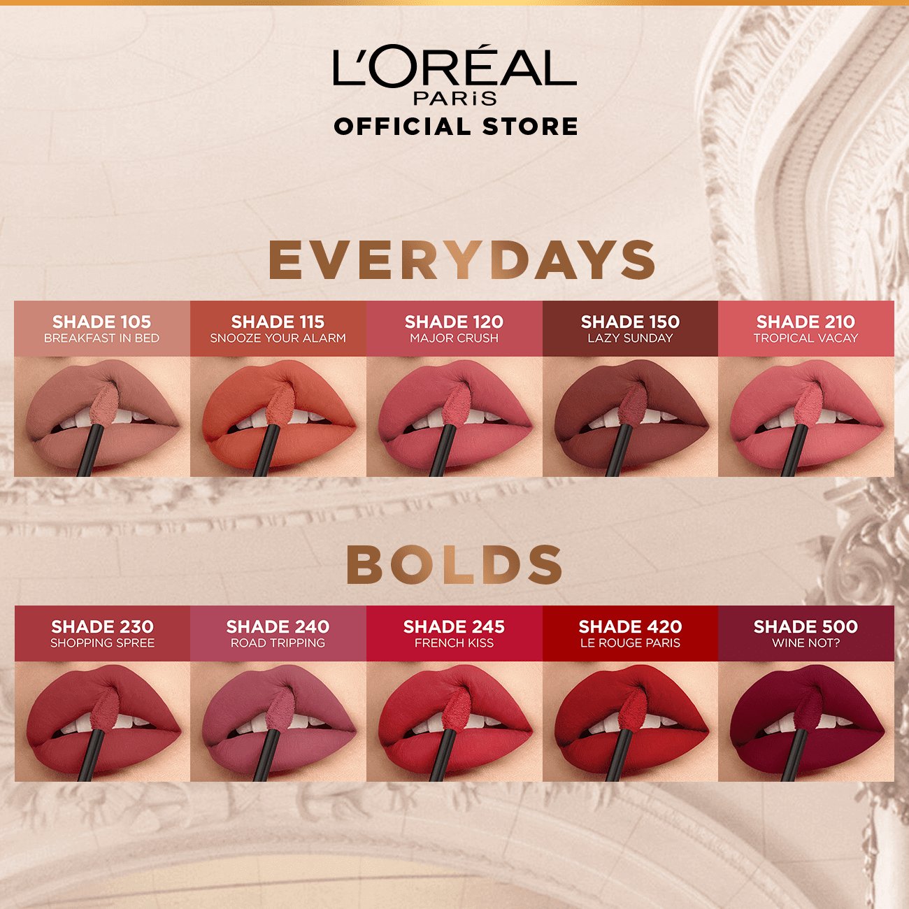 Infallible Matte Resistance Lip Makeup 105 Breakfast In Bed | L'Oréal Paris