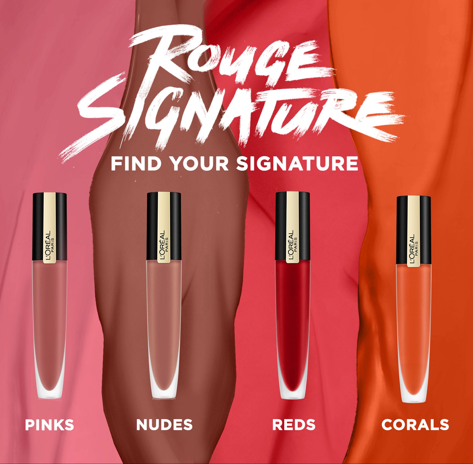 Rouge Signature Lip Makeup Matte Lip Tint Liquid Lipstick 1121 I Choose ...