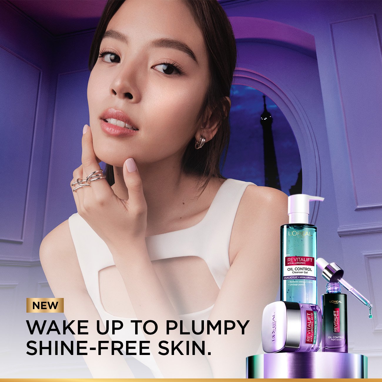 Revitalift Skin Care Hyaluronic Acid Oil Control Cream 50ml | L'Oréal Paris