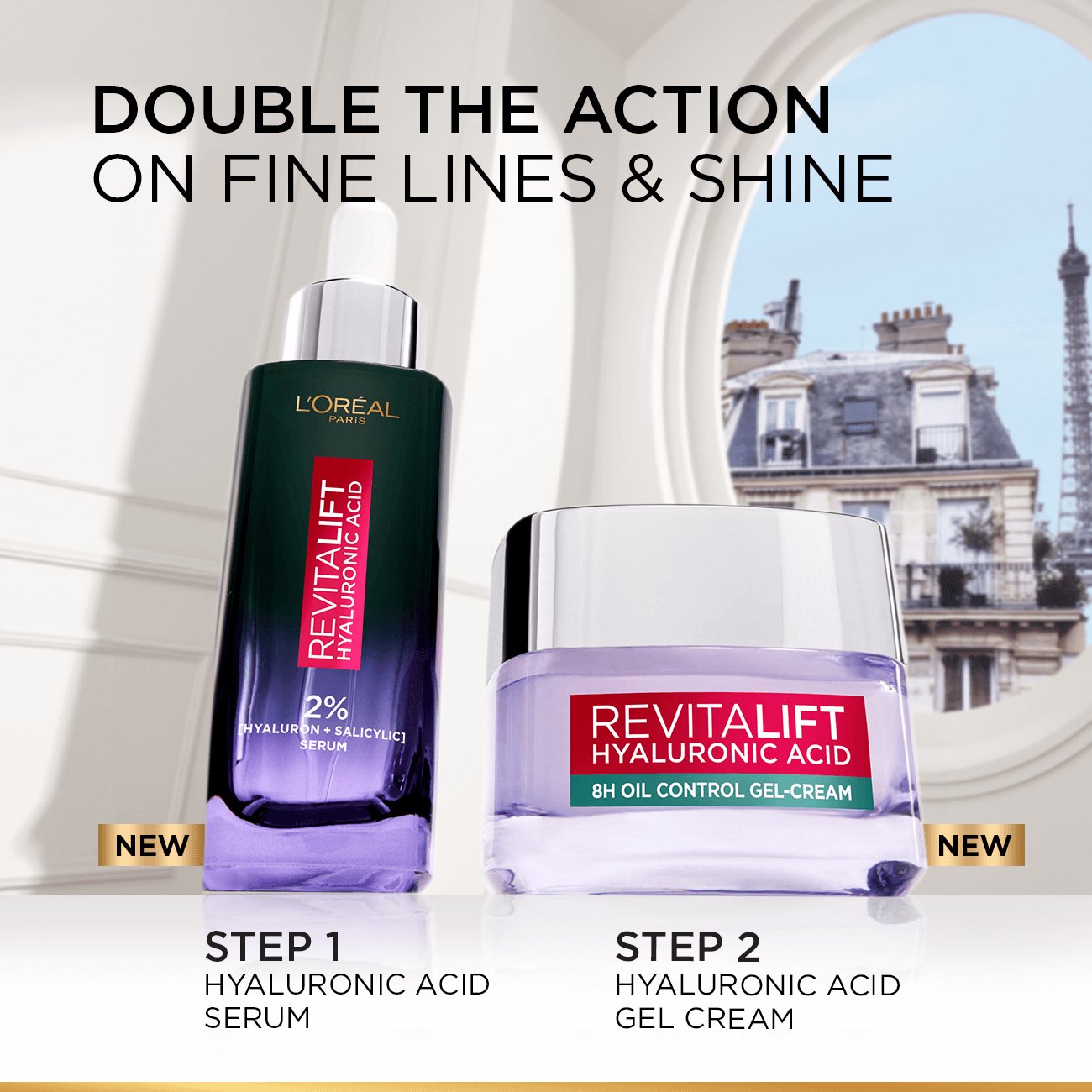 Revitalift Skin Care Hyaluronic Acid Oil Control Cream 50ml | L'Oréal Paris