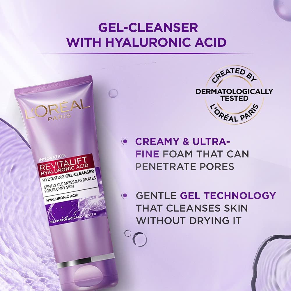 L'Oréal Paris Revitalift Hyaluronic Acid Hydrating Gentle Gel Cleanser